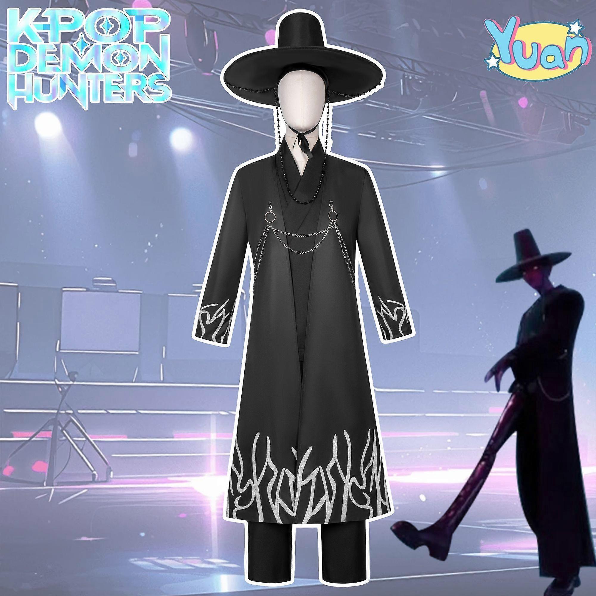 Anime Movie Demon Hunters KPOP Saja Boys Jinu Cosplay Costume Hat Your ...