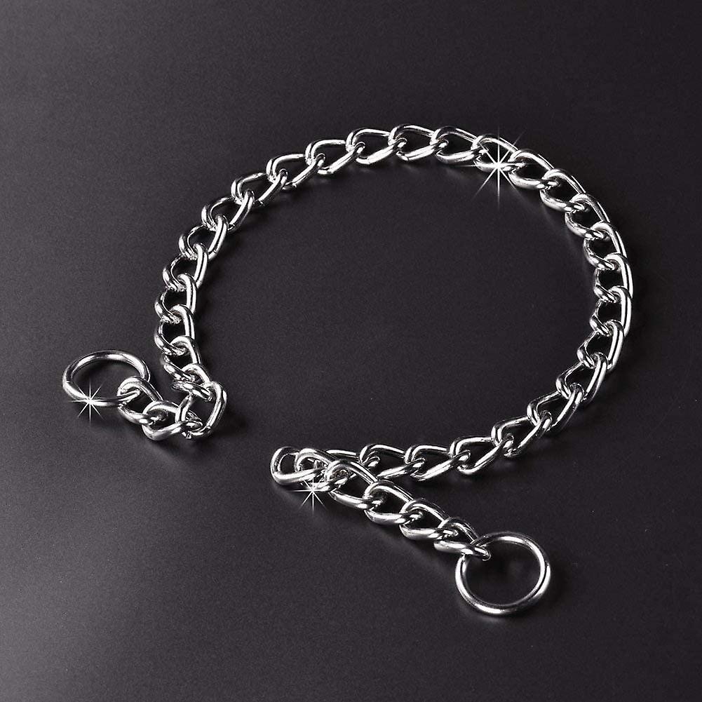 Supet Stainless Steel Dog Choke Chain Collar, Puppy Metal P Chain Slip ...