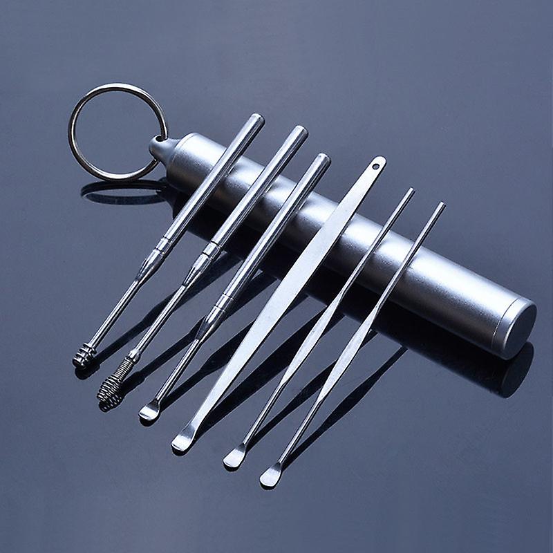 Double-headed Ear Pick Stainless Steel Ear Pick Ear Picking Tool Set C ...