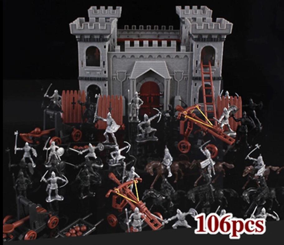Medieval Castle Ancient Soldiers Military Fighting Villain Assembled ...