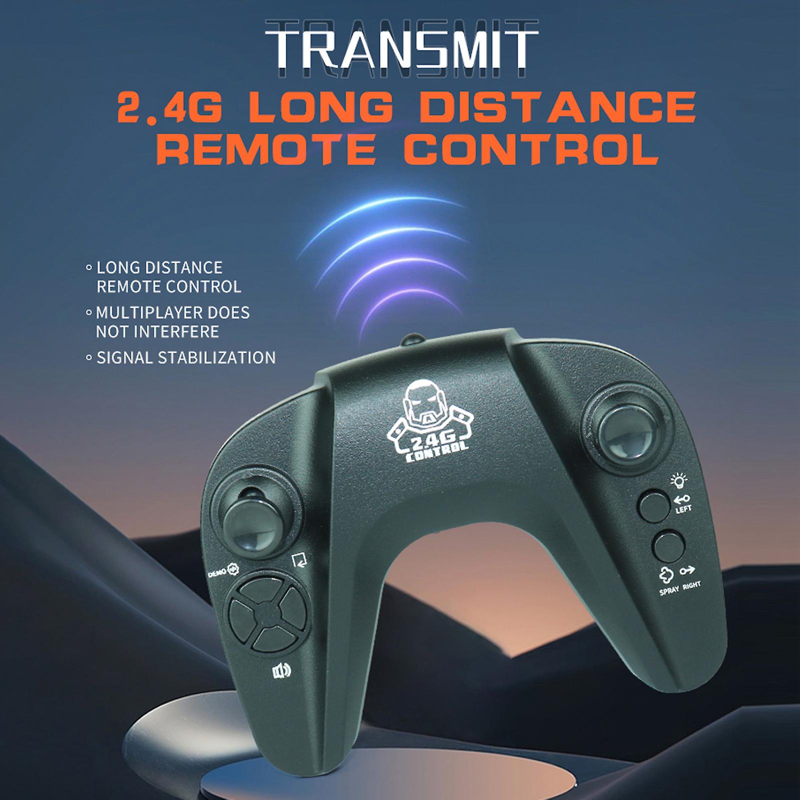 Robot Toy 2.4g Remote Control Robot 4 Wheel Drive Water Bomb Spray ...
