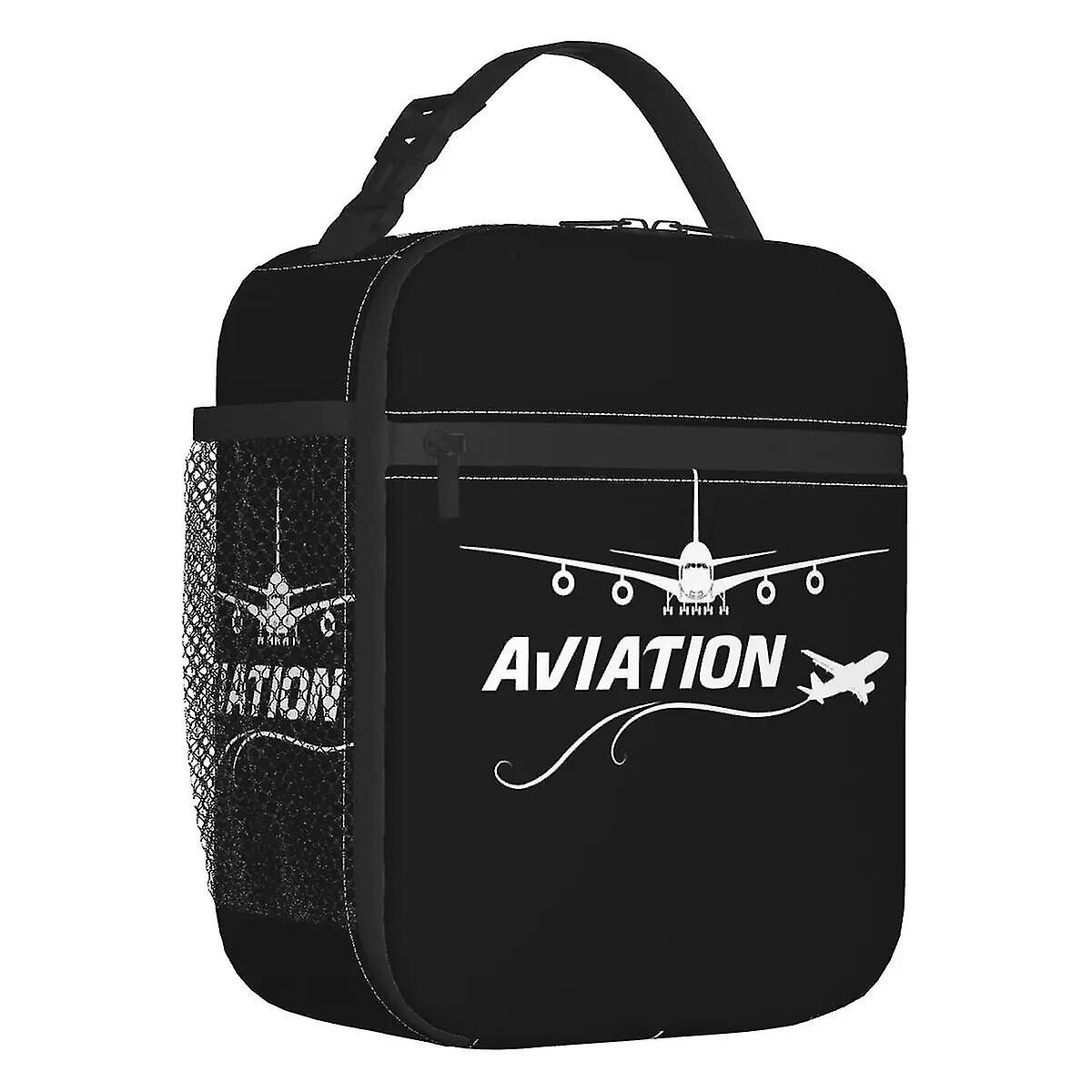 Born To Fly Captain Stripes Flight Pilot Lunch Boxes Multifunction ...