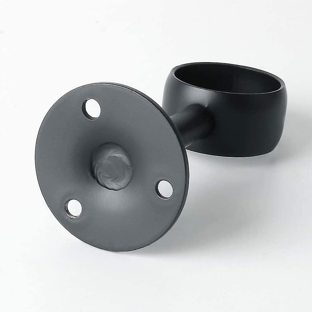 Curtain Rod Bracket Wardrobe Rod Bracket Ceiling Bracket Matt Black ...