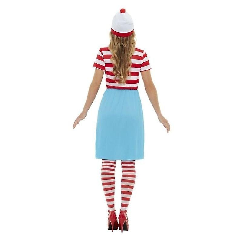 Wheres wally? wenda costume adult red white womens | Fruugo UK