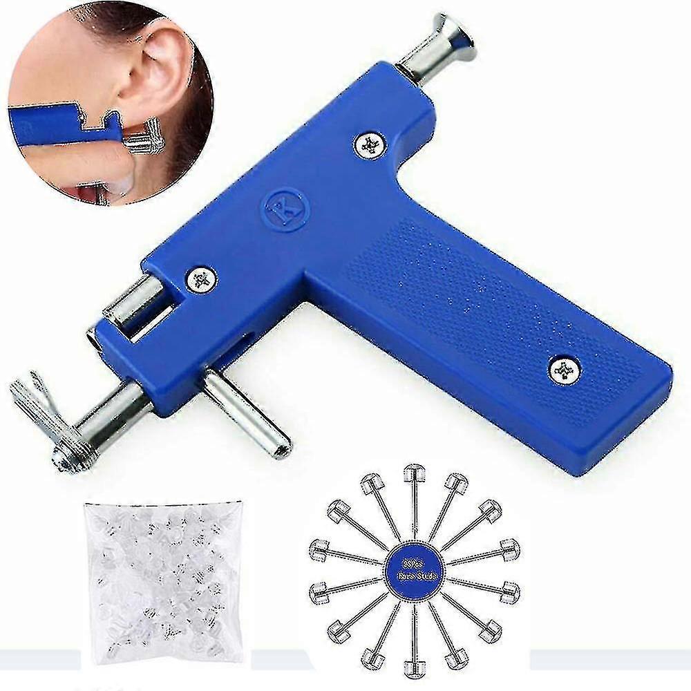 Ear Piercing Gun Ear Nose Navel Gun Machine With 98 Pcs Studs Kit Xxf ...
