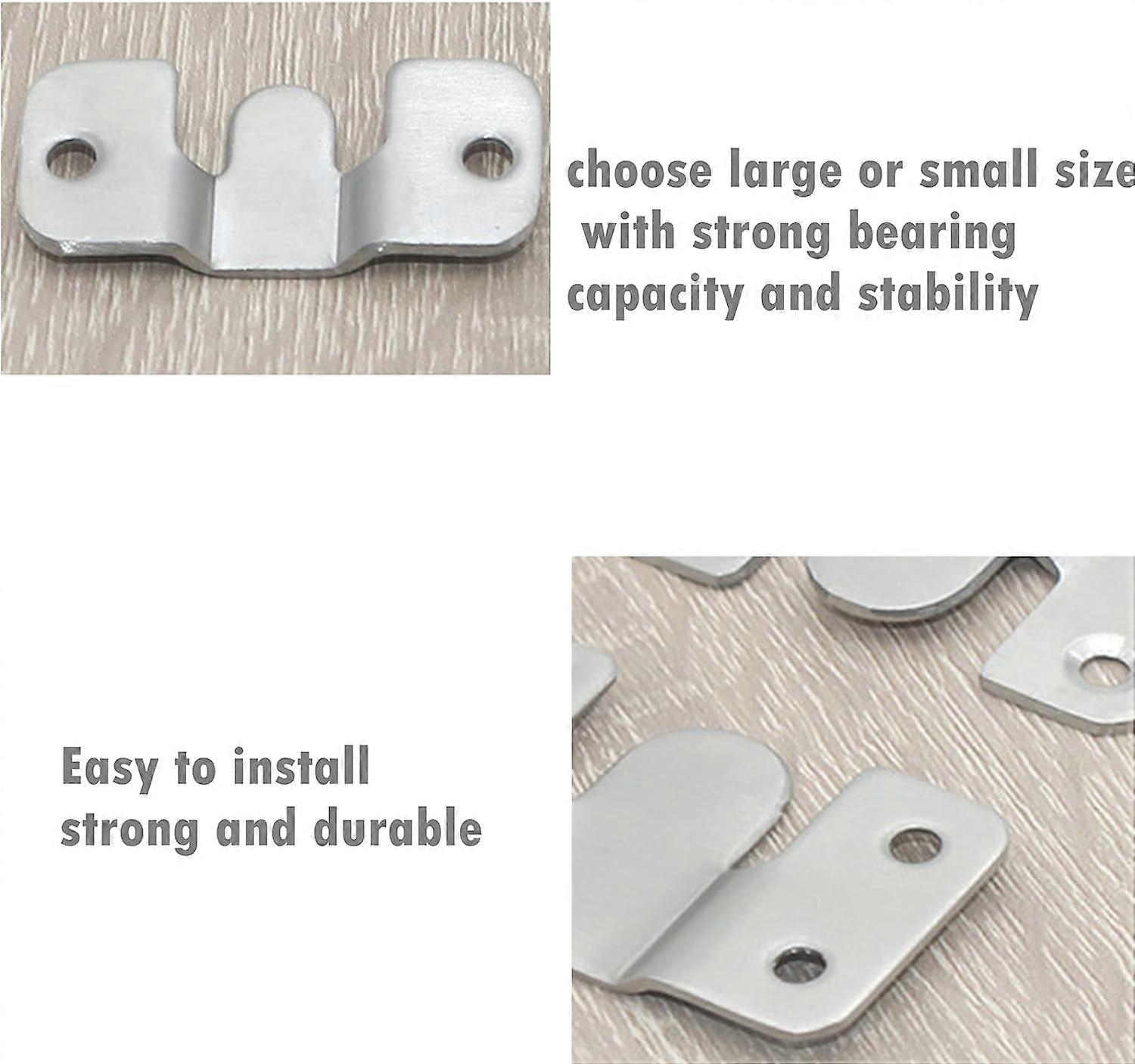 Flush Concealed Mount Bracket, 12pcs Stainless Steel headboard Brackets ...