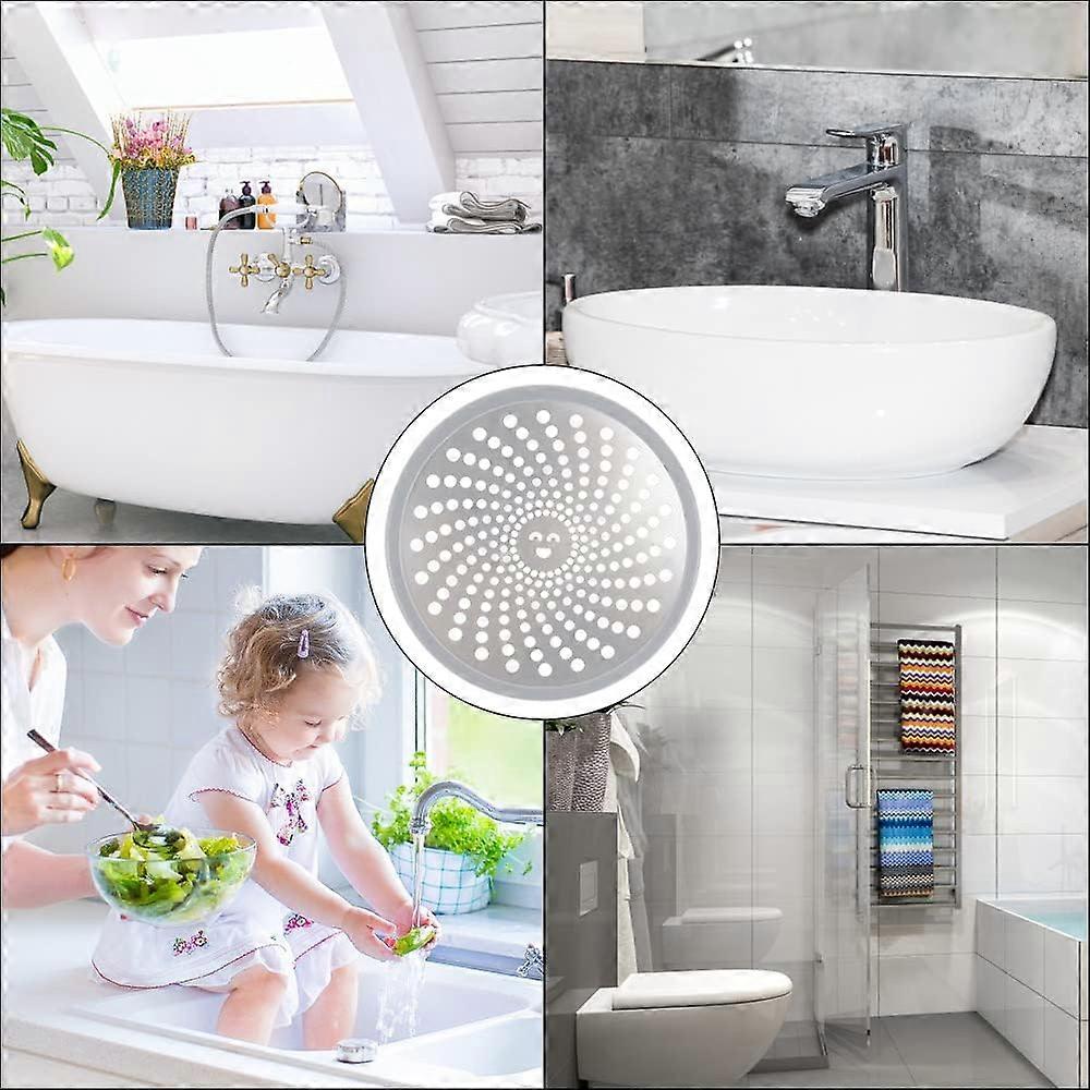 Drain Hair Catcher Shower Drain Filter 4.5 Inch Stainless Steel Drain ...