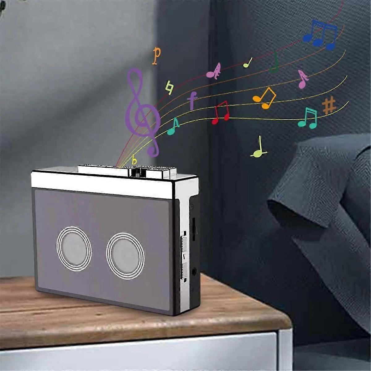 Bluetooth Tape Player Stereo Two-Channel Automatic Flip FM Radio Retro ...