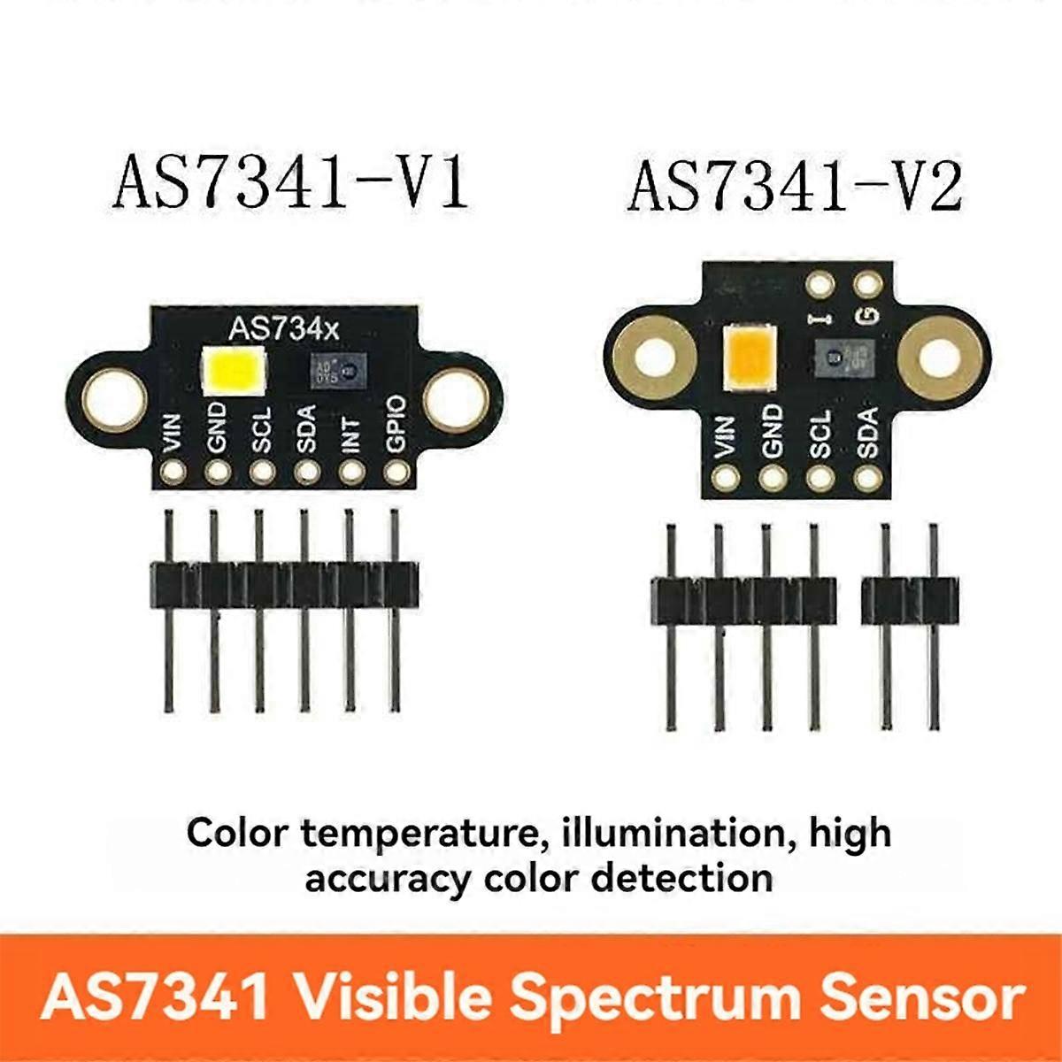 -AS7341 Visible Infrared Color Spectrometer Sensor Module Color ...