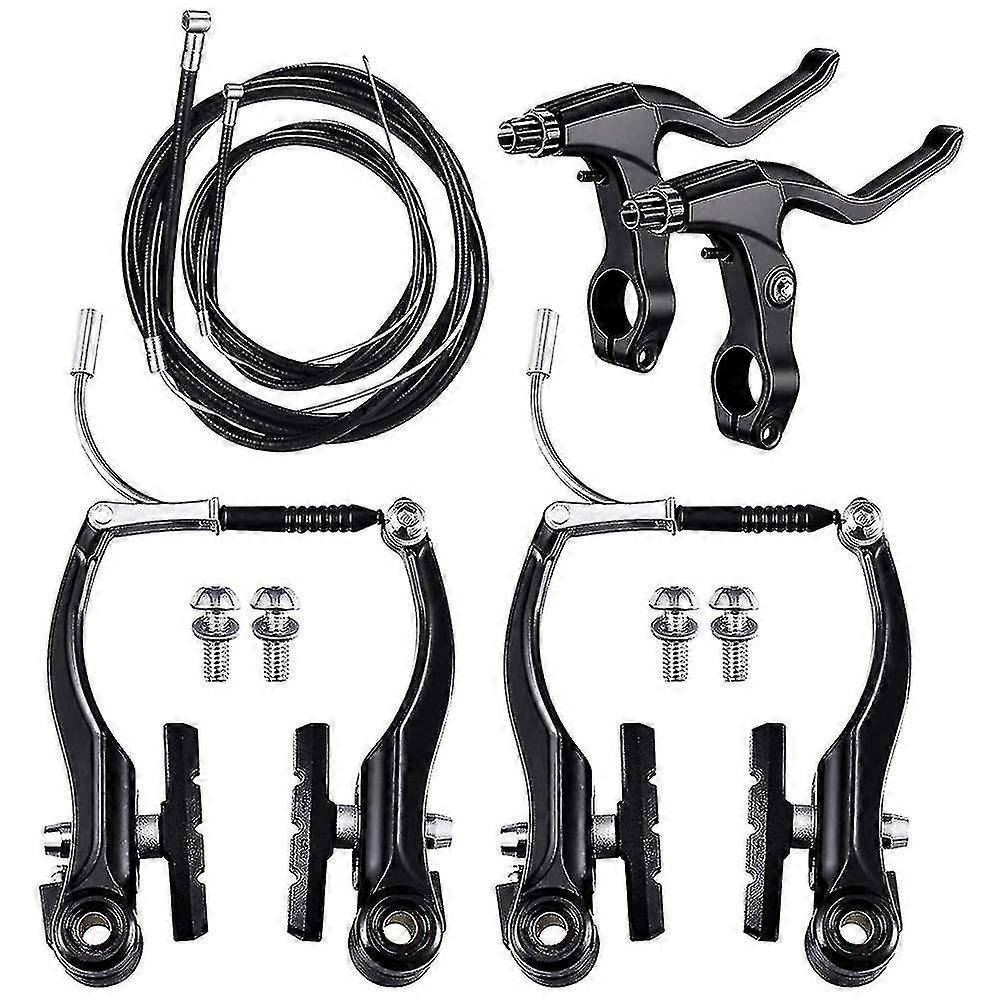 Complete Bicycle Mountain Bike Set,v Brake + Outer Cables + Lever ...