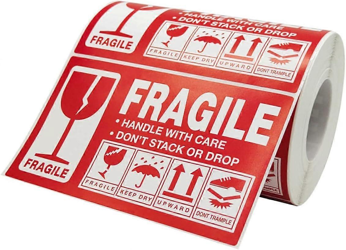 1 Roll Fragile Warning Stickers Warning Fragile Sticker Fragile Decal ...