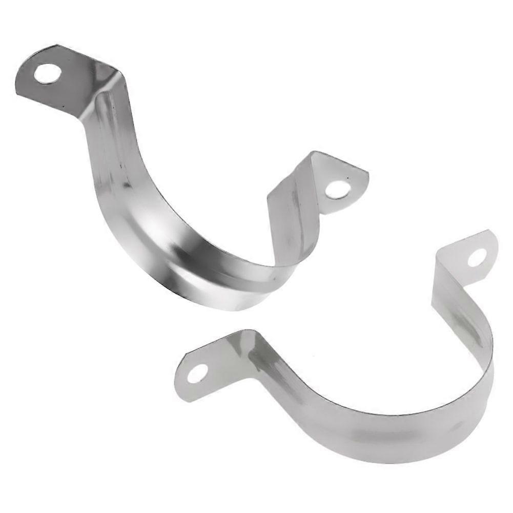 4 Stainless Steel U-Shaped Pipe Clamps, Half Pipe for Pipe Fittings ...