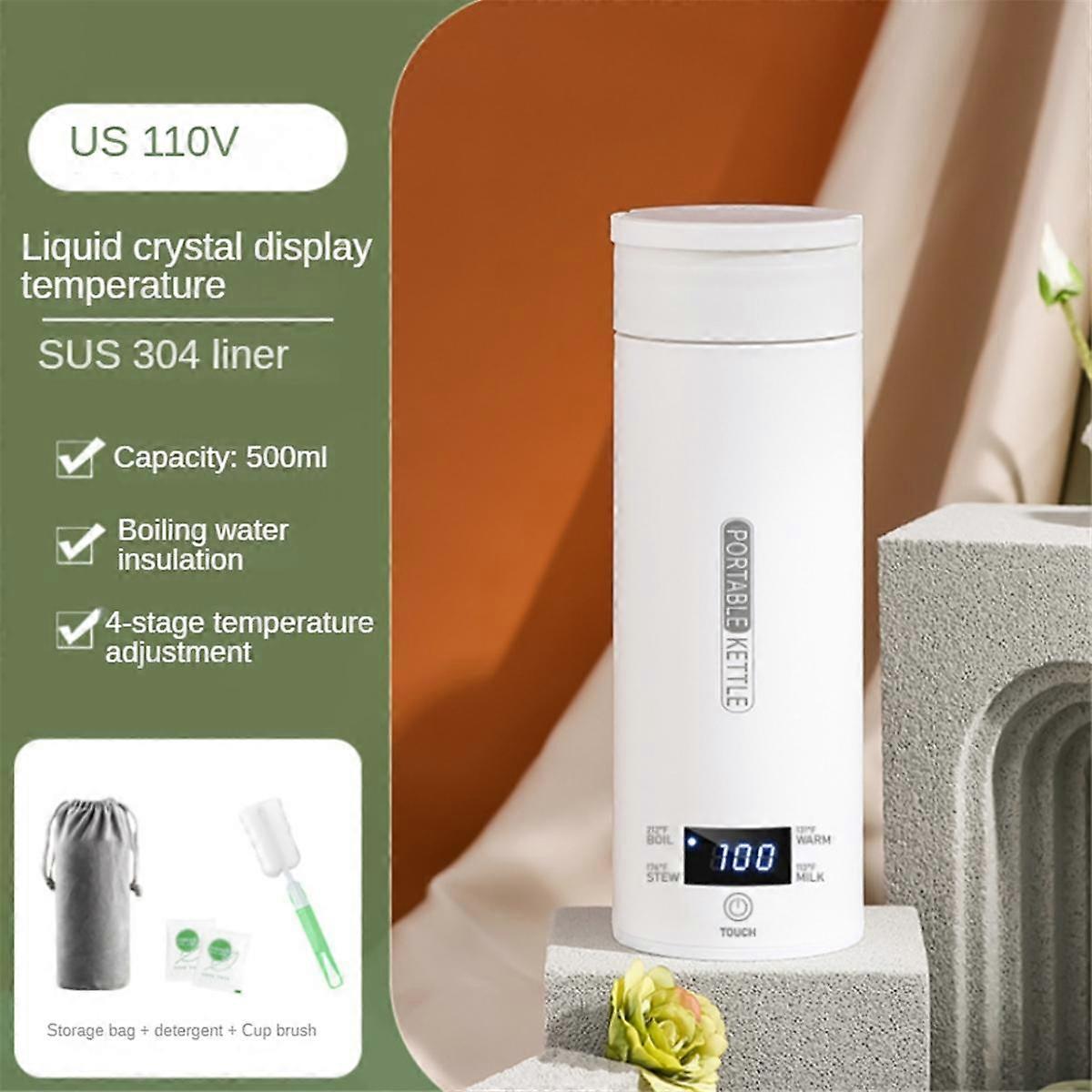 Travel Electric Kettle Portable Small Mini Tea Coffee Kettle 304 ...