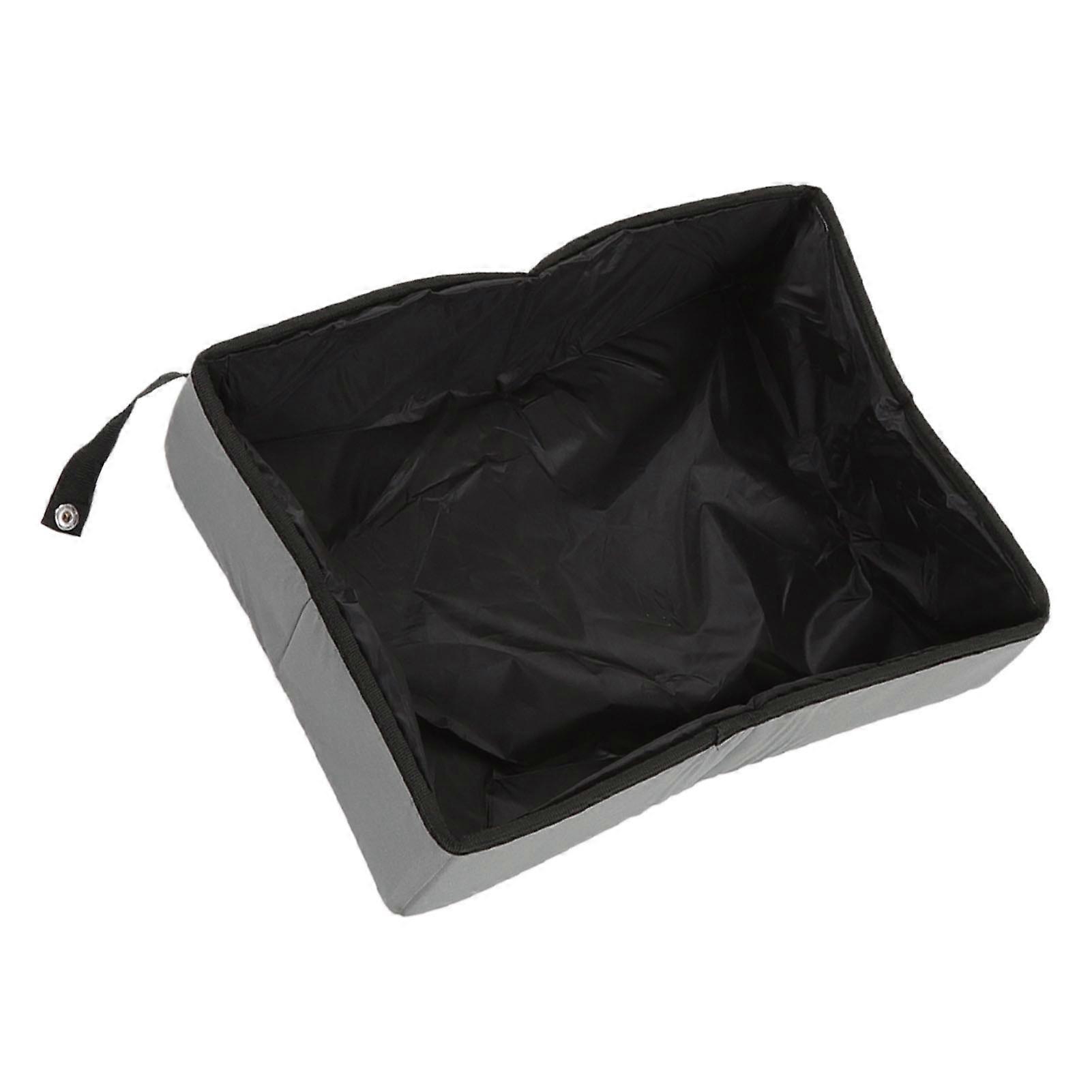 Collapsible Cat Litter Box Cloth Waterproof Outdoor Portable Cat Litter ...