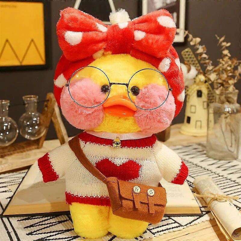 30cm Plush Pato Lalafanfan Duck Soft Toy Kawaii Stuffed Paper Duck Hug ...