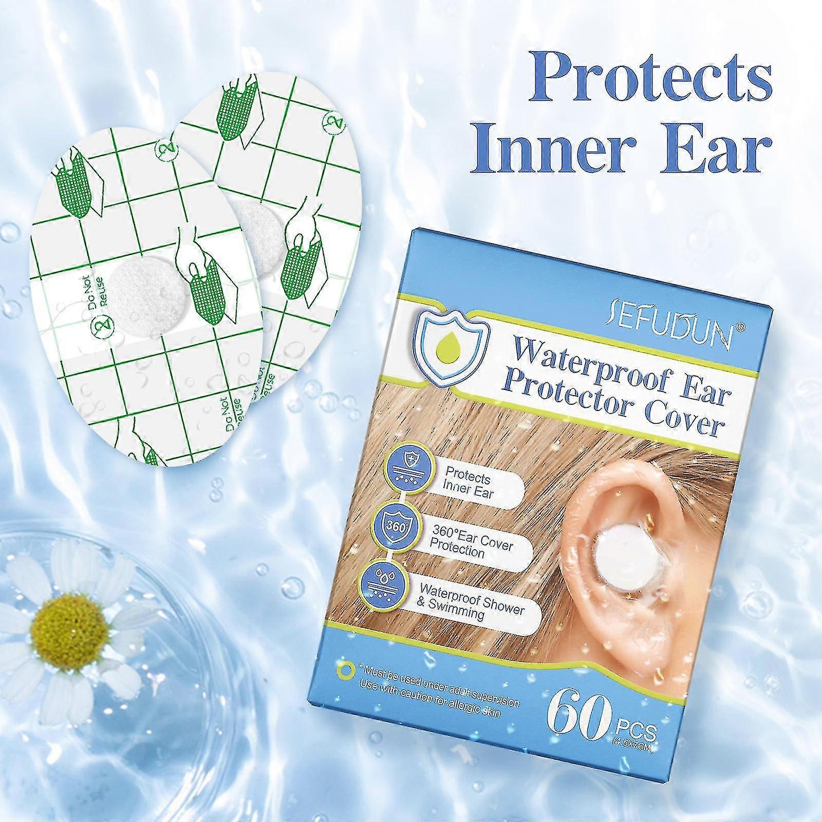 New Ear Covers For Shower 60 Pcs, Ear Protection, Disposable Ear ...