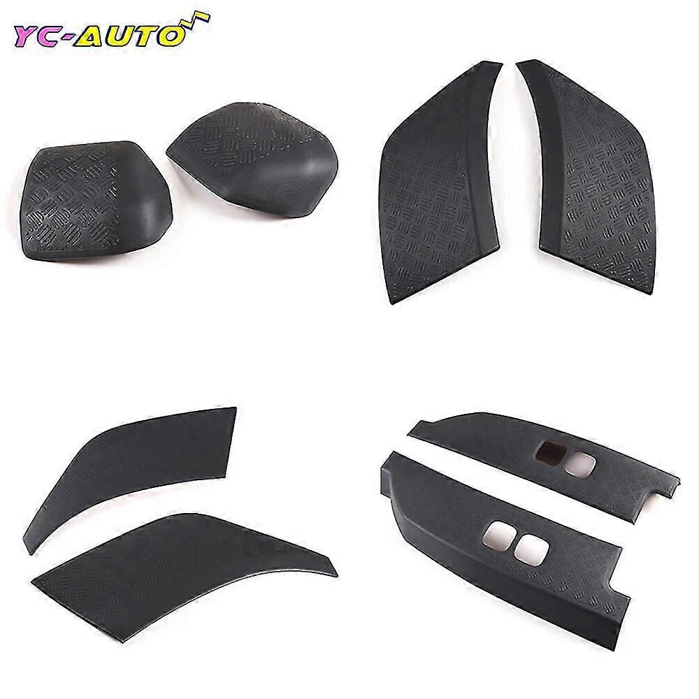 Car Rearview Mirror Cover For Land Rover Defender 110 2020 Front Rear ...