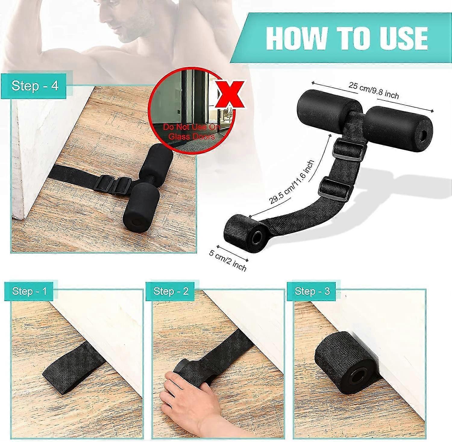 Nordic Hamstringcurl, Adjustable Nordic Curl Strap For Sit-ups Exercise ...
