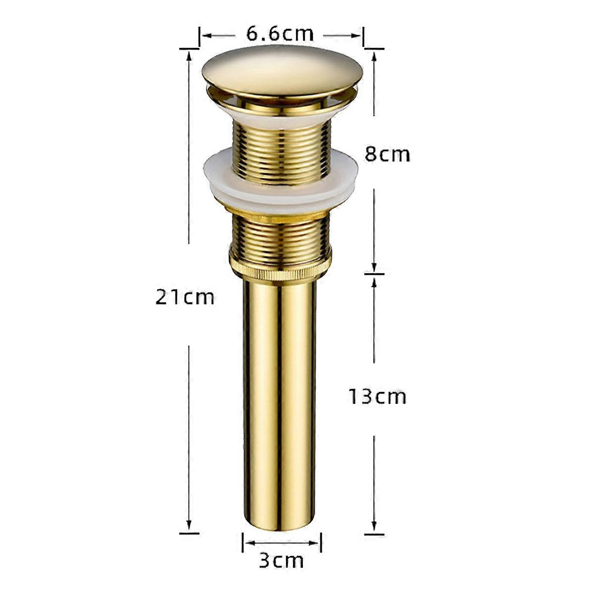 Modern Pop-Up Vintage Sink Drain Stopper Without Overflow, Universal ...