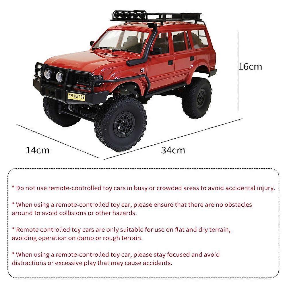 WPL Remote Control Truck 1/16 Remote Control Pick-upTruck Off-road Car ...
