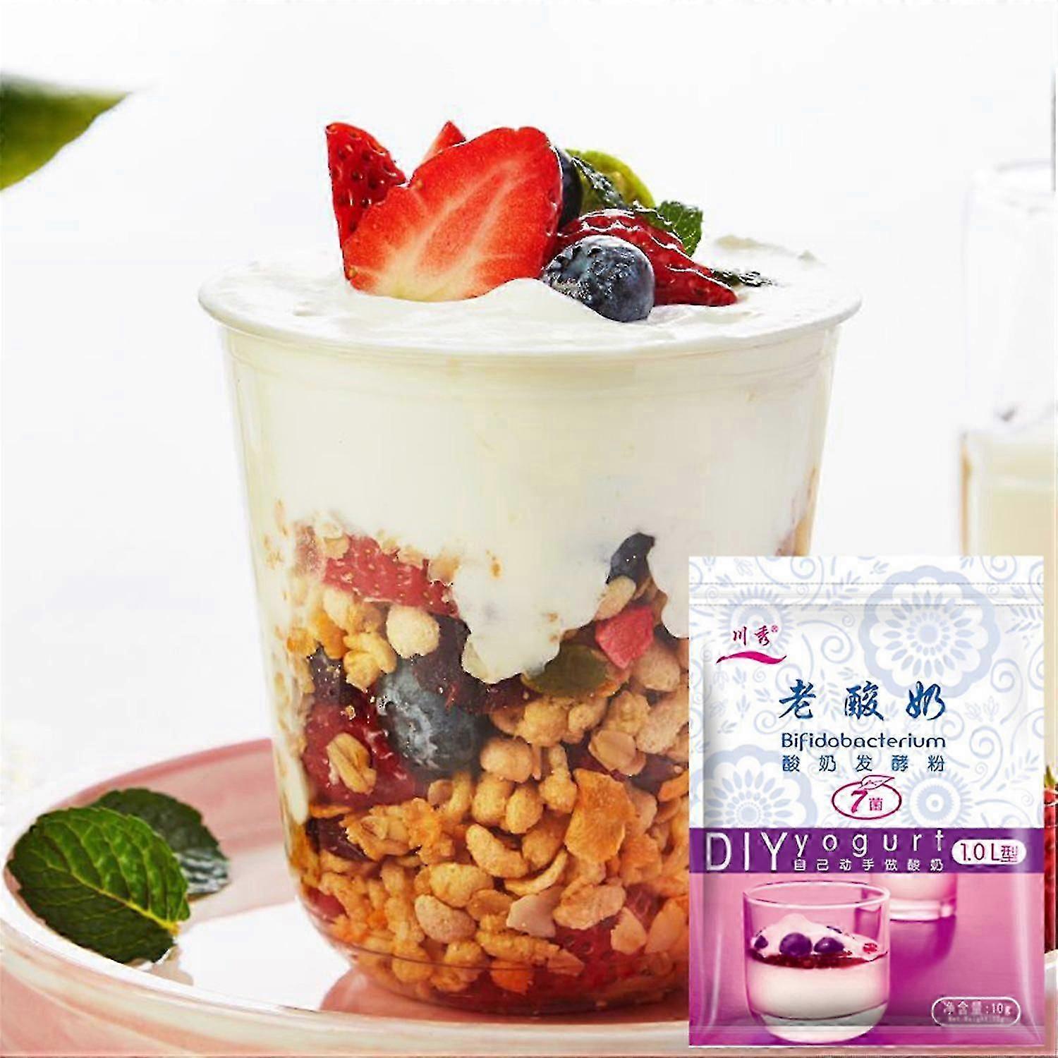 10g Yogurt Starter Good Batches Of Probiotic-dense Plain Vegans Yogurt ...