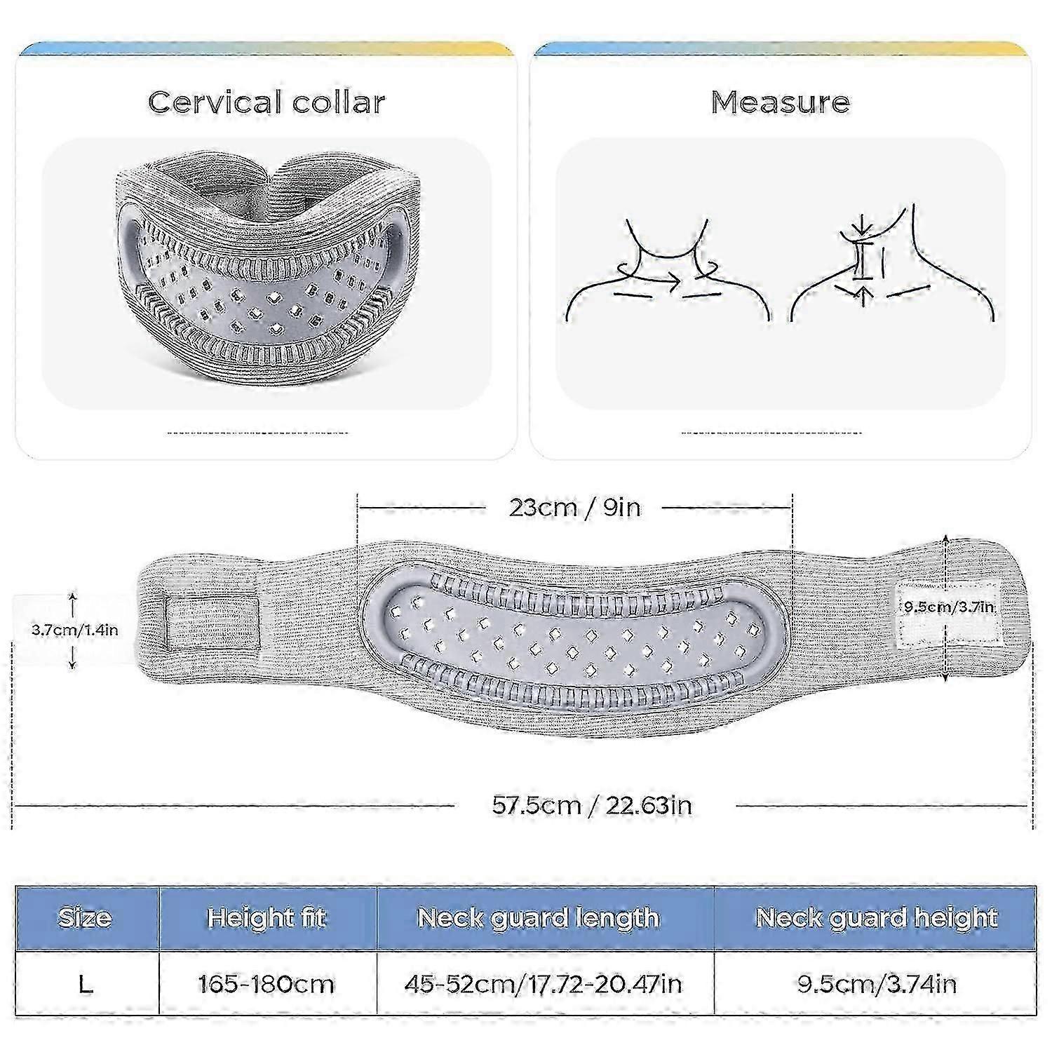 Cervical Collar For Neck Pain And Pressure Relief, Neck Support Brace ...