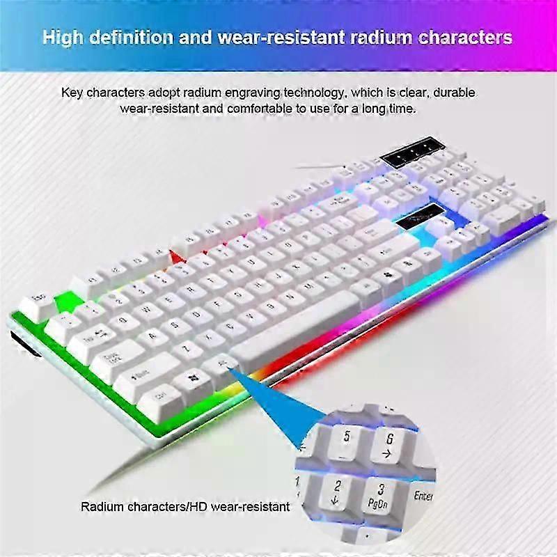 Redragon Keyboard Mouse Set K552-RGB-BA Mechanical Gaming Keyboard and ...