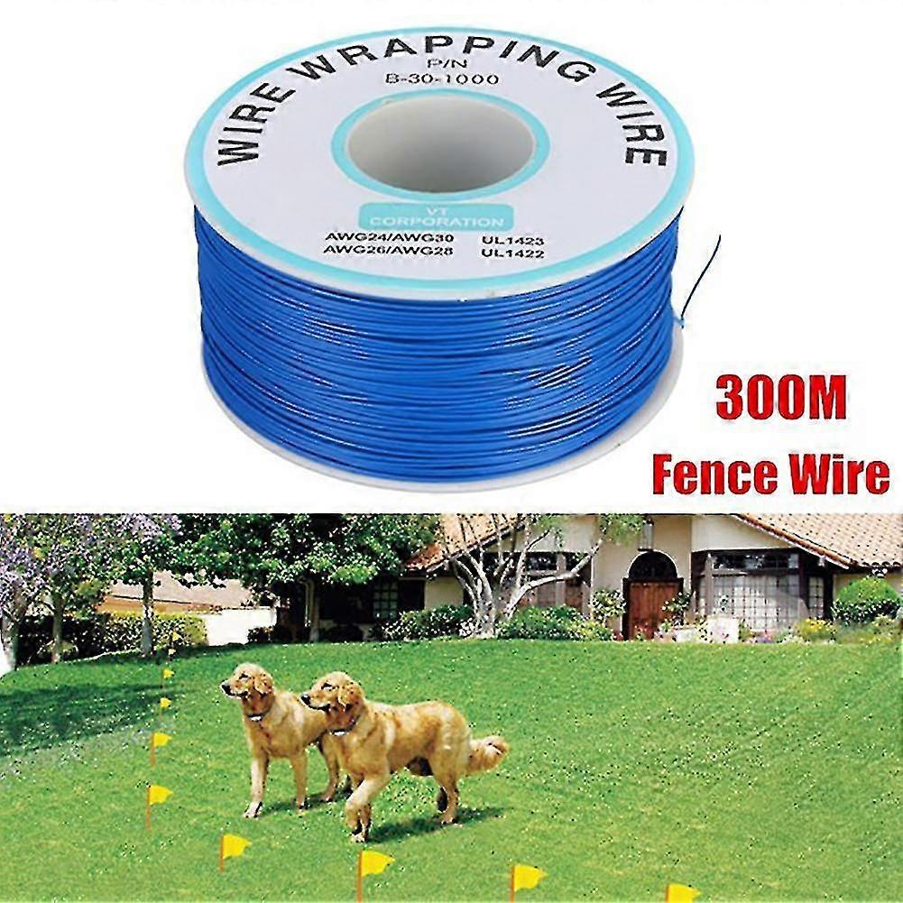 300m Underground Electric Shock Pet Dog Fence System Boundary Coil Wire ...