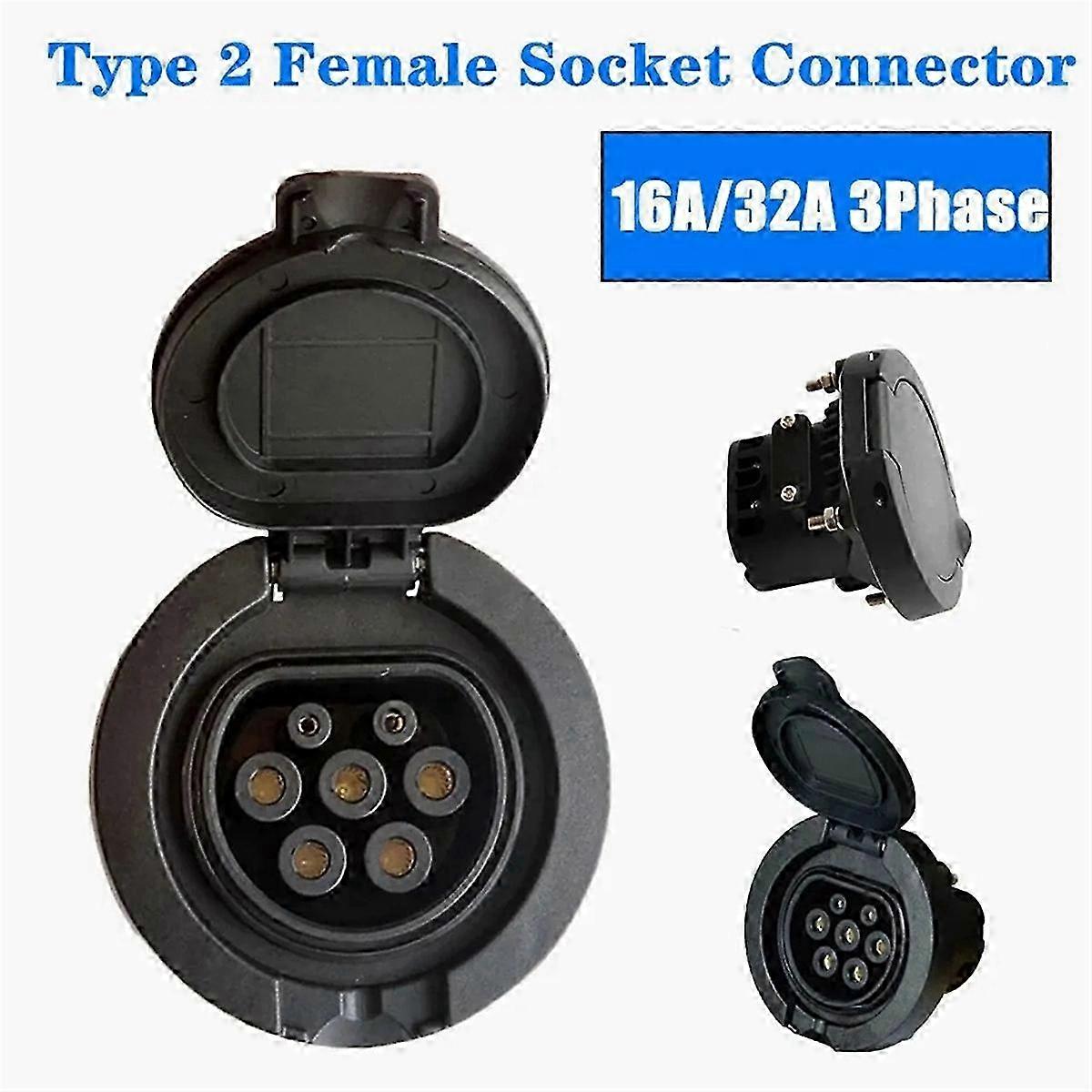 2025 EV Charging Socket Outlet Type 2 Socket Connector | Fruugo AU