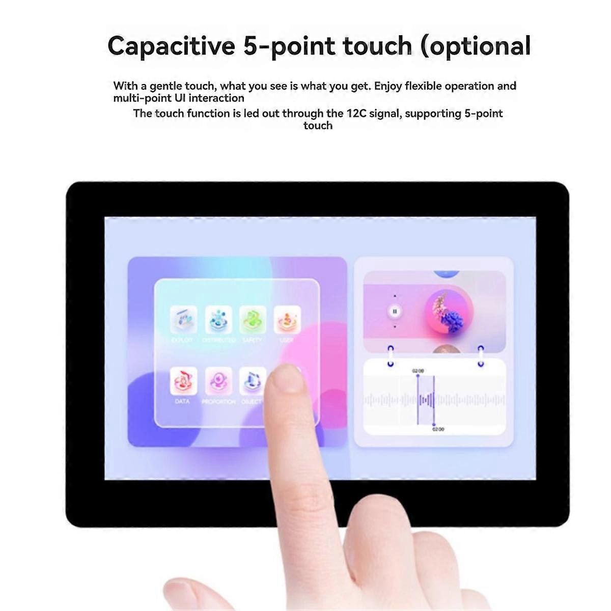 ESP32 S3 5 Inch LCD Development Board 1024x600 Captive Touch Screen ...