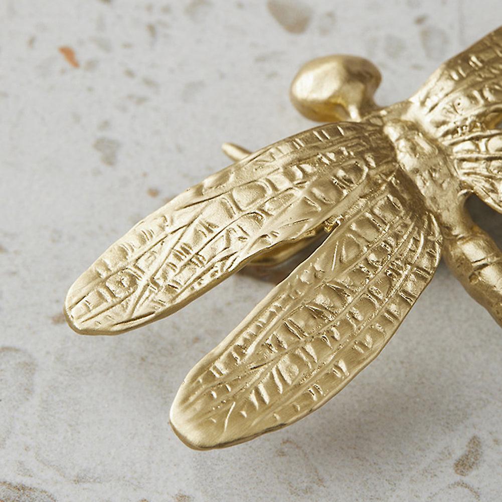 Animal Drawer Handle Dragonfly Shape Brass Knobs Cupboard Pulls Drawer Knob Kitchen Cabinet ...