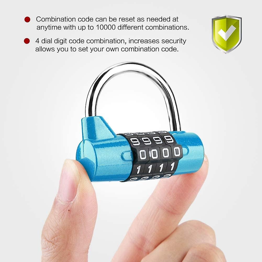 4 Digit Code Combination Lock Gym Locker Password Security Lock For Gym ...