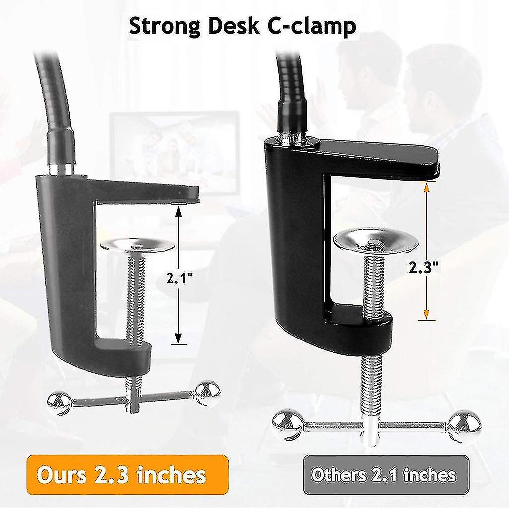 Camera Bracket With Enhanced Desk Jaw Clamp Flexible Gooseneck Stand ...