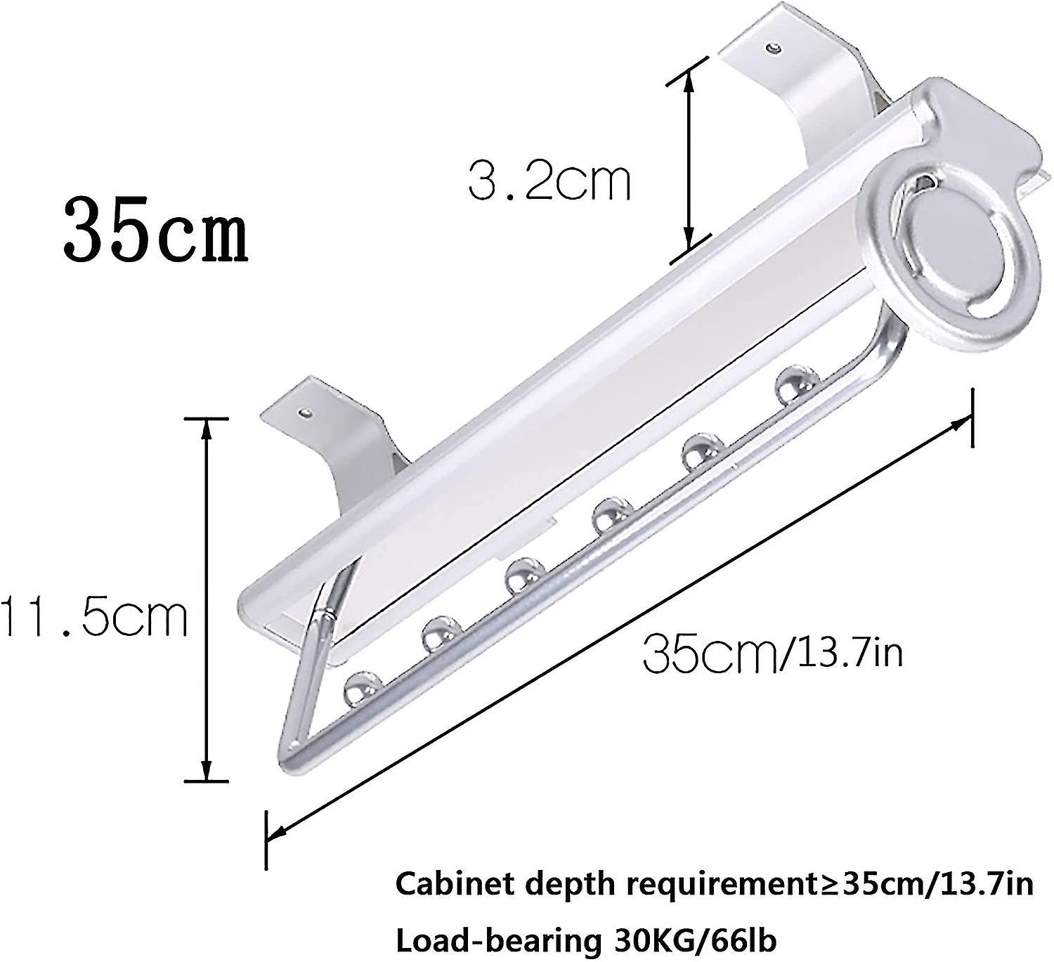 Telescopic Wardrobe Hanger Rail For Clothes Closet - Heavy Duty Pull ...