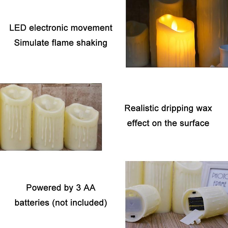 LED ectronic Candle Light Halloween Prop, Size: 7.5x10cm | Fruugo UK