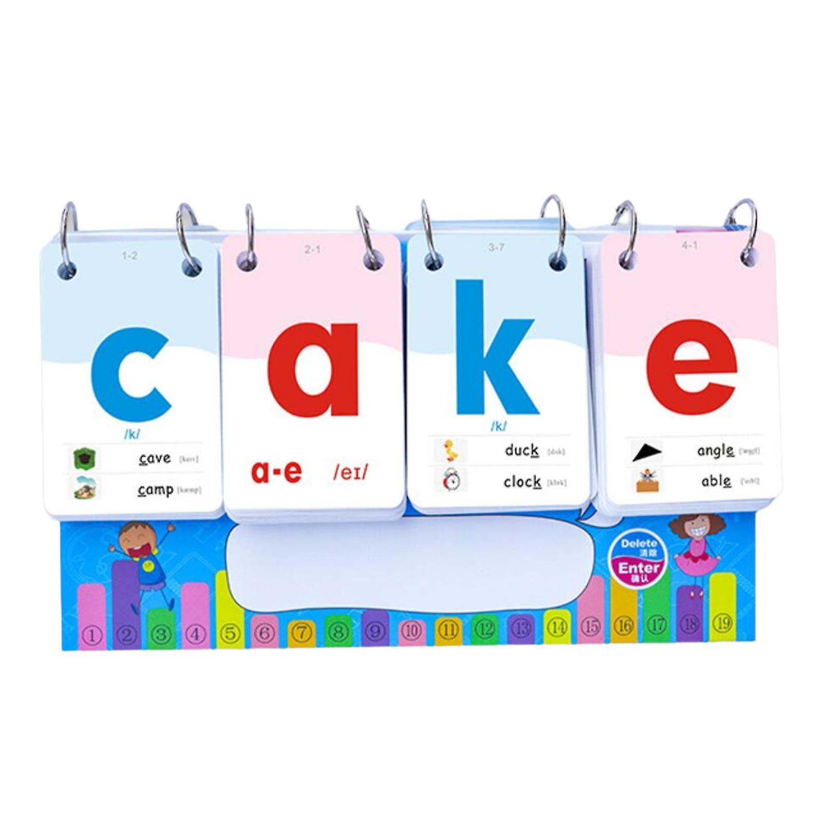 Toddler Phonics Alphabet Flashcards Word Spelling Games for 3 4 5 6 ...