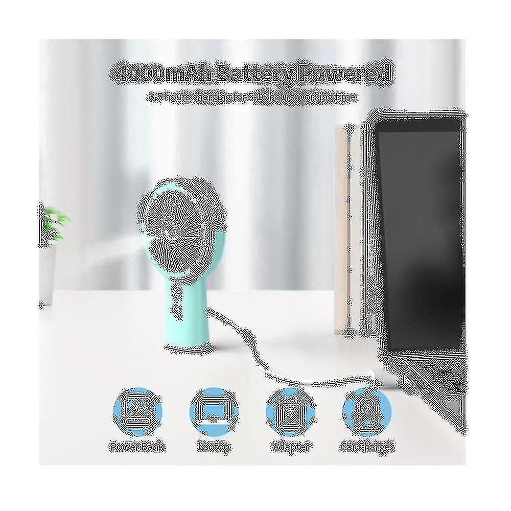 Misting Fan Portable Handheld Fan, 4000mah Hand Mist Fan 90adjustable ...
