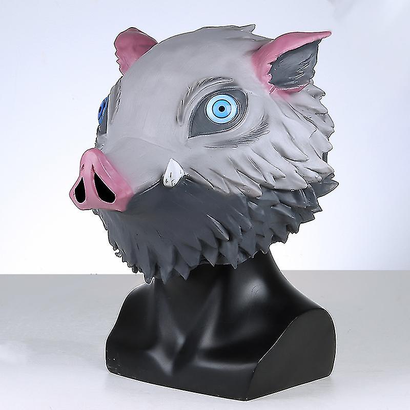 Halloween Demon Slayer Mask Anime Theme Mask Cosplay Hashibira Inosuke ...