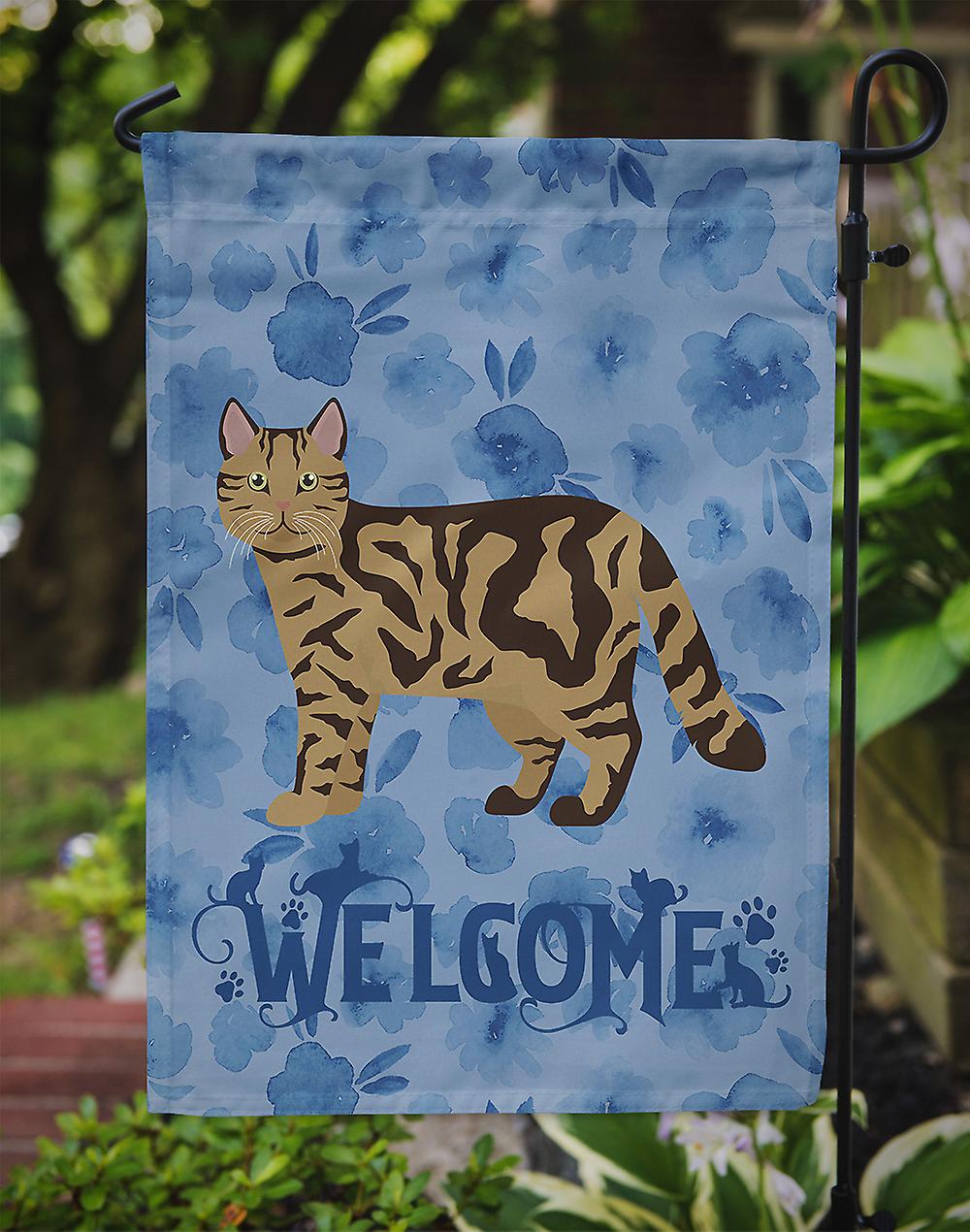Carolines Treasures CK4972GF Scottish Straight #2 Cat Welcome Flag ...