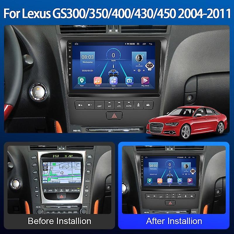 2din Android Car Radio For Lexus GS300 GS350 GS400 GS430 GS450 GS460 ...