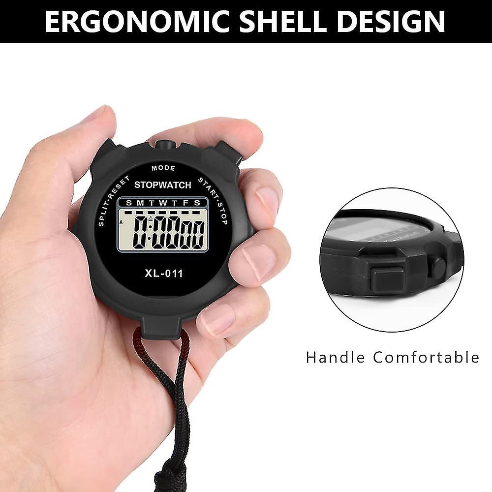 Waterproof Electronic Stopwatch, Multifunction Sports Stopwatch ...