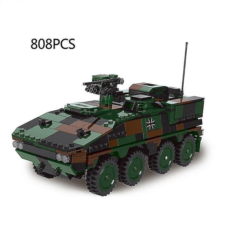 World War Military 1:30 Scale Armored Car Moc Batisbricks Block Ww2 ...
