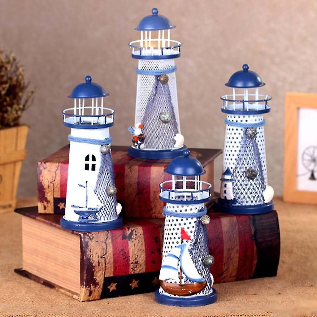 Lighthouse with Color Changing LED Light Battery Powered Lighthouse ...