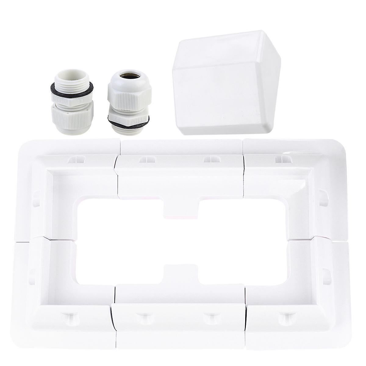 15X9cm white 7pcs abs plastic solar panel holder for rv yacht solar ...