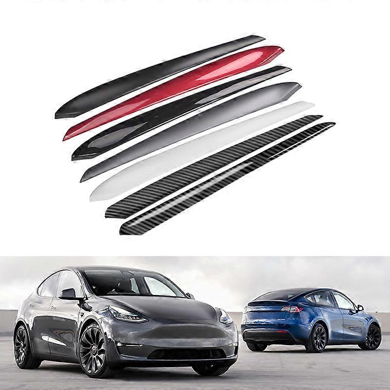 Door Trim for Tesla Model 3 Model Y Interior Front Carbon Fiber ABS ...