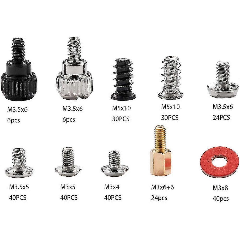 280PCS Computer Screw Standoffs Set Kit M3 M3.5 M5 Screw for Hard Drive ...