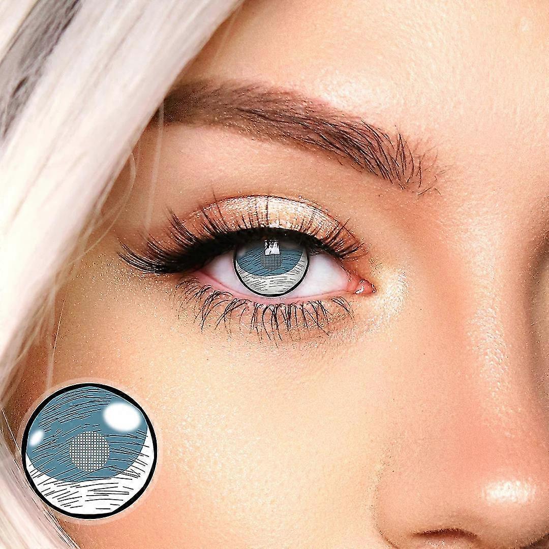 2pieces/1pair Colored Contact Lenses Anime Cosplay Accessories Lens ...