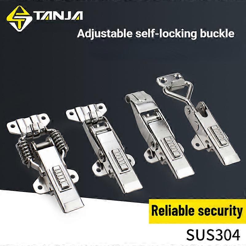 Stainless steel self-locking buckle with side hole can be equipped with ...