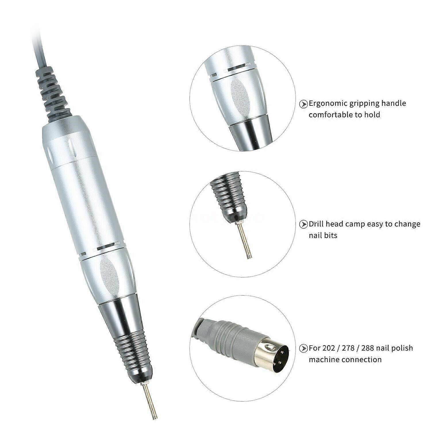 Replacement Electric Nail Drill Machine Handle Handpiece Pen Manicure ...