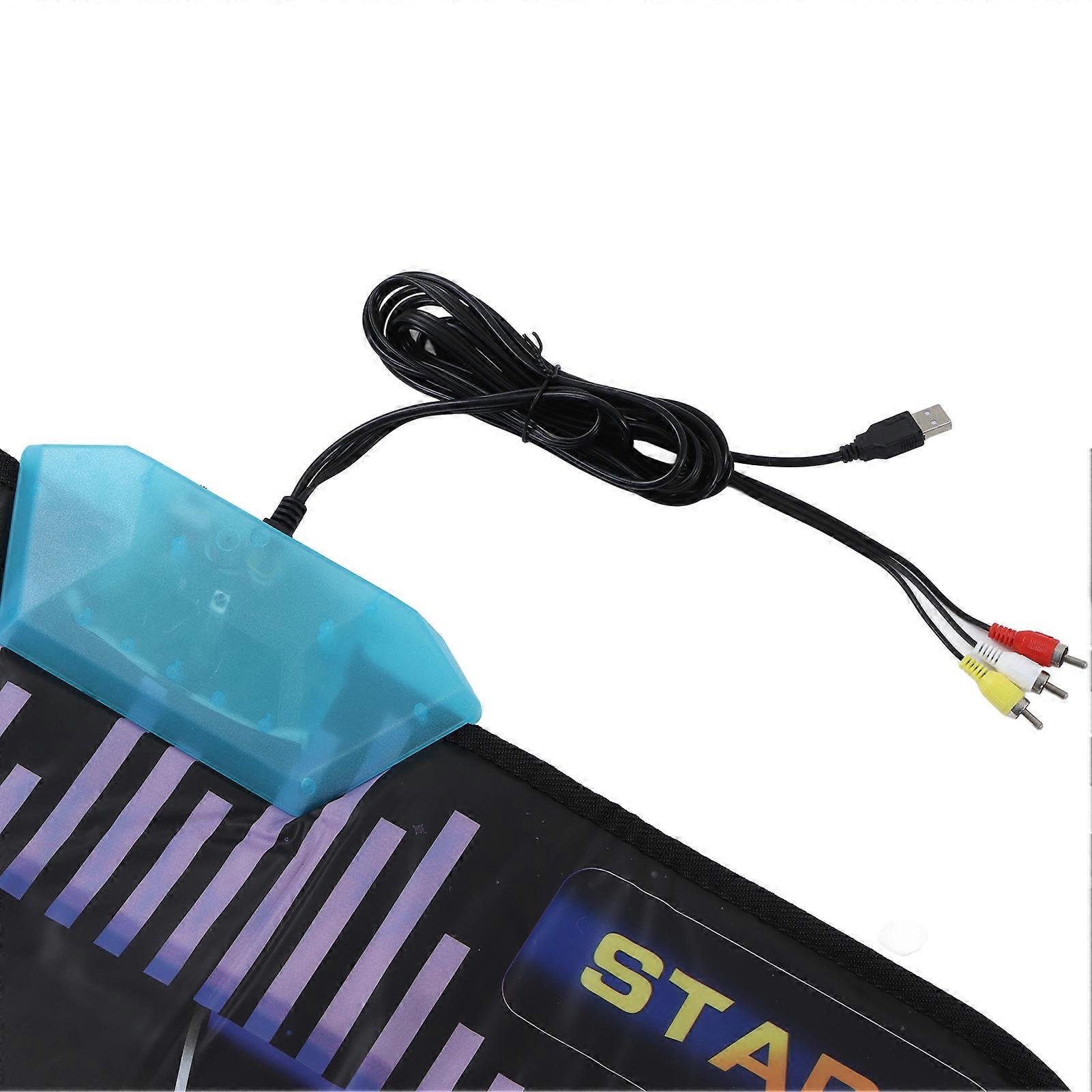 Single Person Dance Mat Remote Control High Definiition PC TV AV Cable Musical Dancing Mat for ...